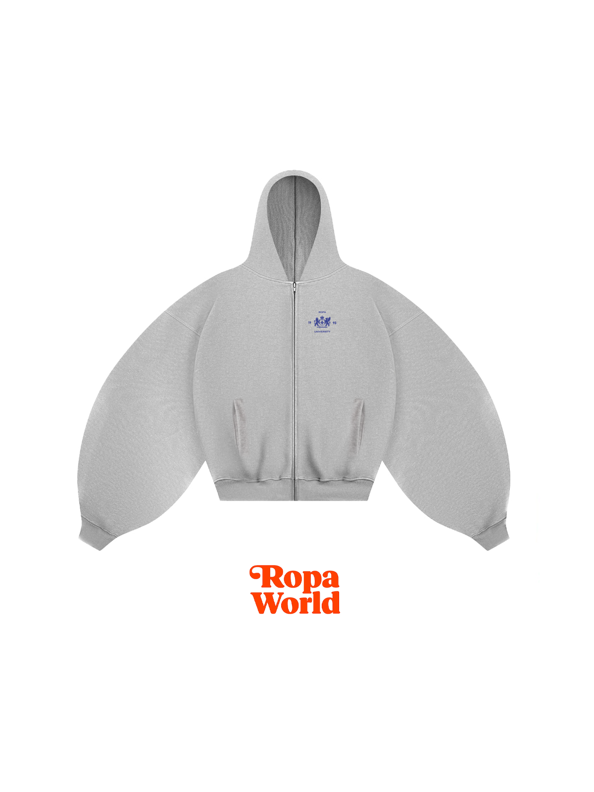 Худи Зип Укороченное "University"
