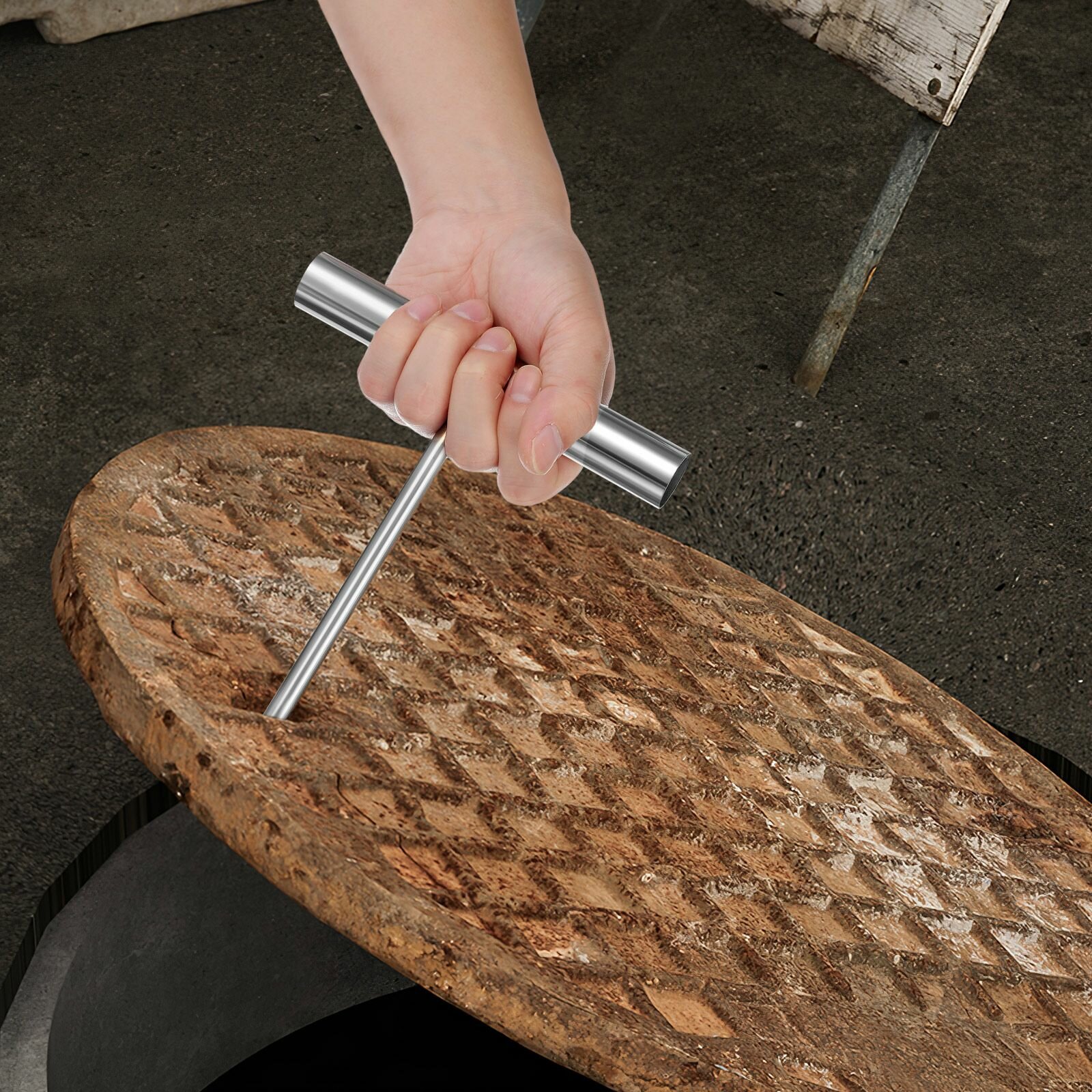 Металлический крюк для подъёма люков из нержавеющей стали для наружного использования