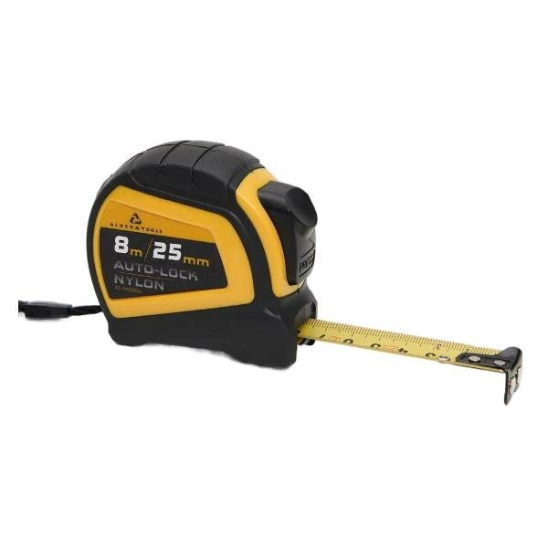 Рулетка строительная (лента) ALUKOMTOOLS АТ-РИ3825А