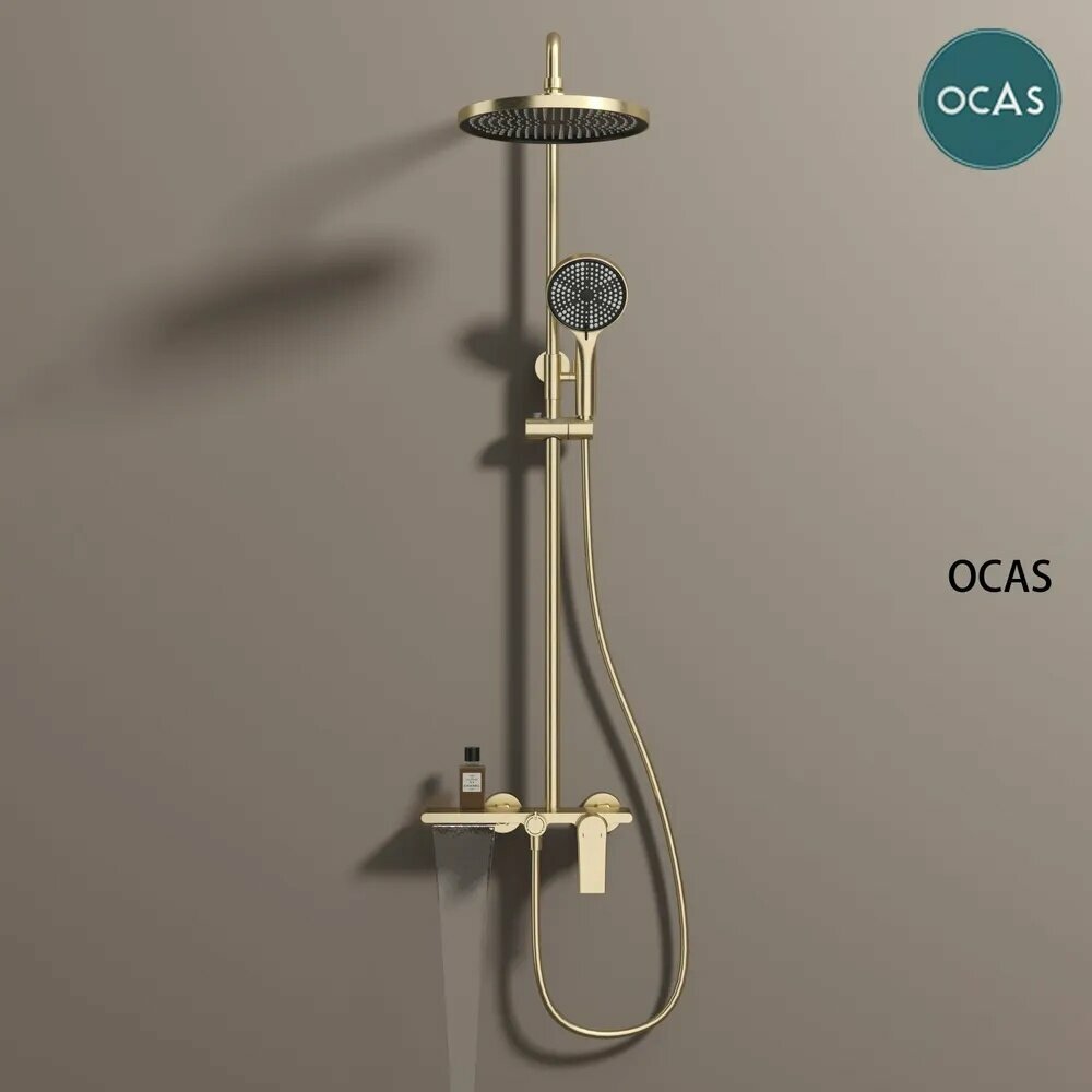 OCAS Душевой комплект золотой