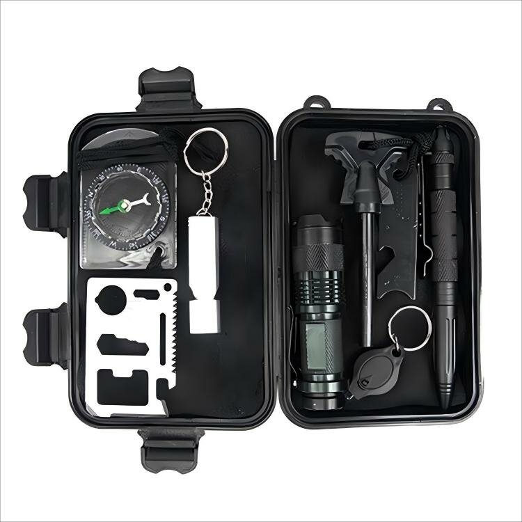 Набор снаряжения для выживания на природе, многофункциональный инструмент первой помощи, портативный набор для приключений, путешествий и выживания в автомобиле