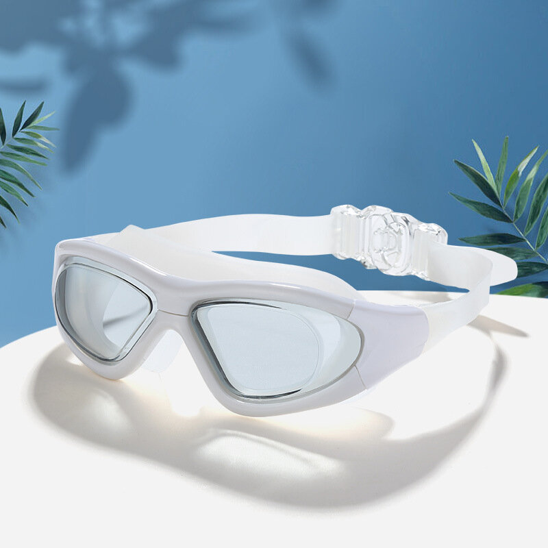 Очки для дайвинга Qi Lang водонепроницаемые противотуманные очки для плавания с большой оправой для взрослых унисекс