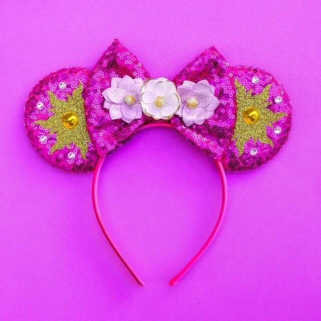 Аксессуары для волос Disney Tinker Bell для девочки: крылья, повязка на голову феи, детская повязка на голову с цветочными лозами и ушками, женская повязка на голову Silver Mist для малышей.