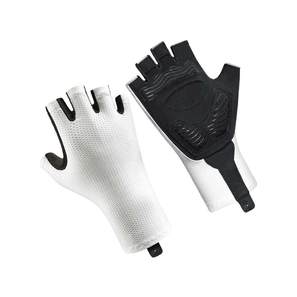 Перчатки без пальцев для спорта и вождения, Белый - A0130 L