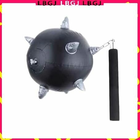 Надувная булава черного цвета с цепью, эксклюзивное орудие