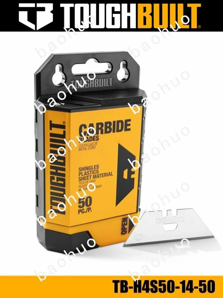 Эксклюзивный набор из 5 трапециевидных лезвий 3/4 дюйма TOUGHBUILT TBH4S501450 для инструмента, отличающихся остротой и скоростью резки