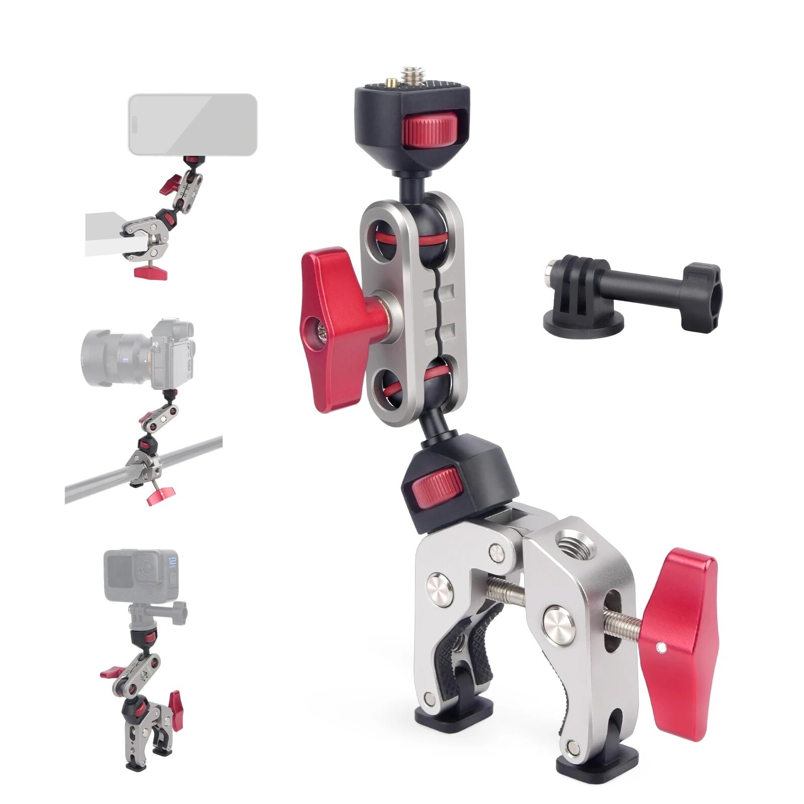 CAMETV Super Clamp и 360° Magic Arm Kit для GoPro и DSLR