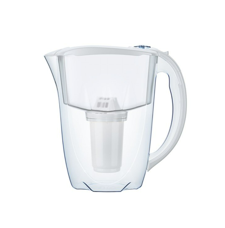 Фильтр-кувшин Аквафор Престиж, белый, эргономичная ручка, прозрачный корпус
