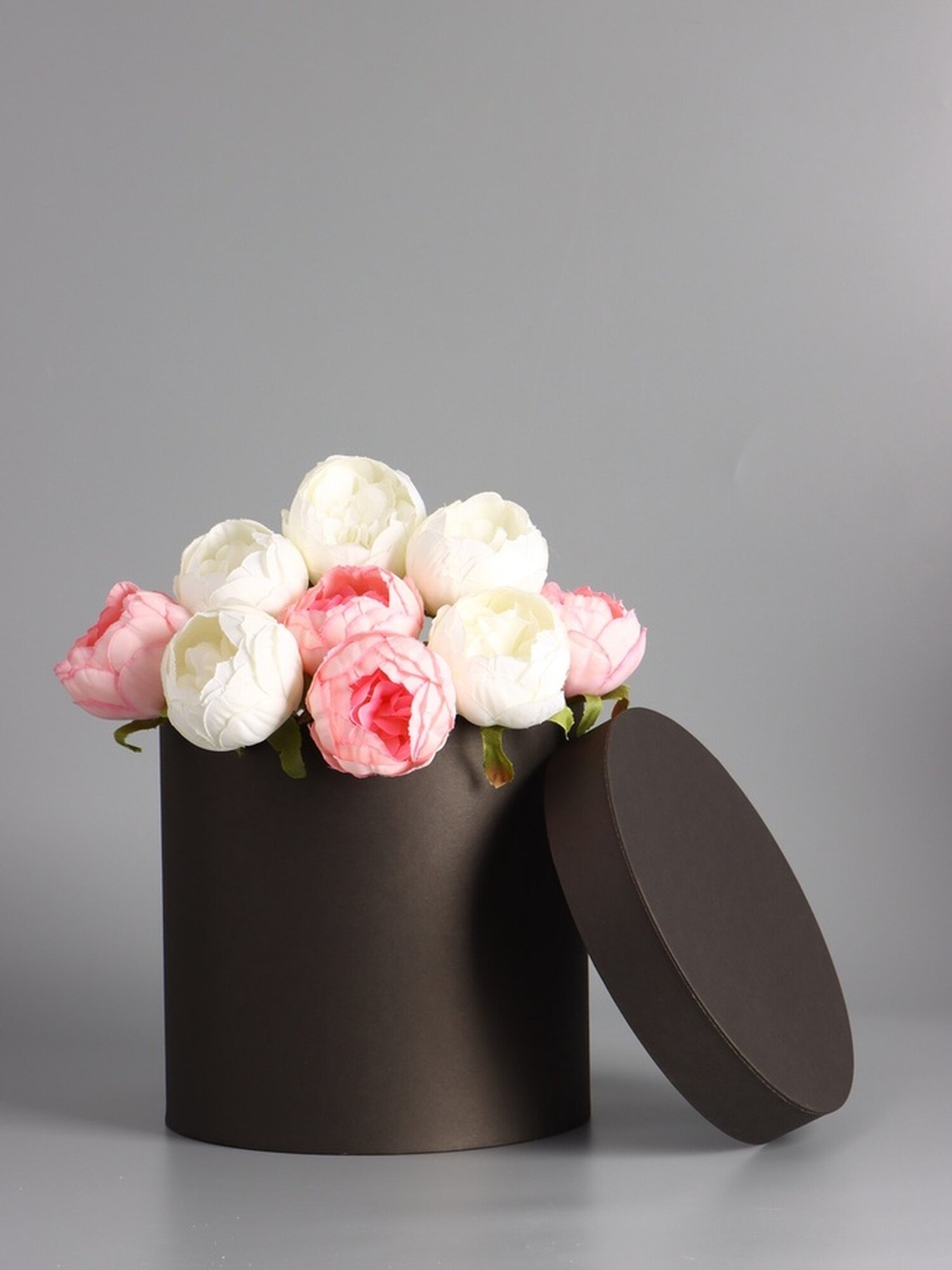 Шляпная коробка Upak Land, цвет черный, 900 г/м2, р. 23x23 см