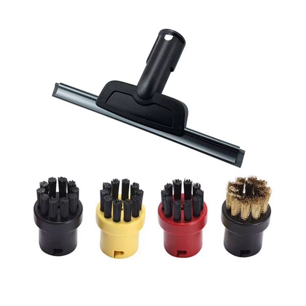 Маленькая круглая щетка Karcher, медная щетка для пароочистителя, подходит для пароочистителей Karcher, аксессуары для