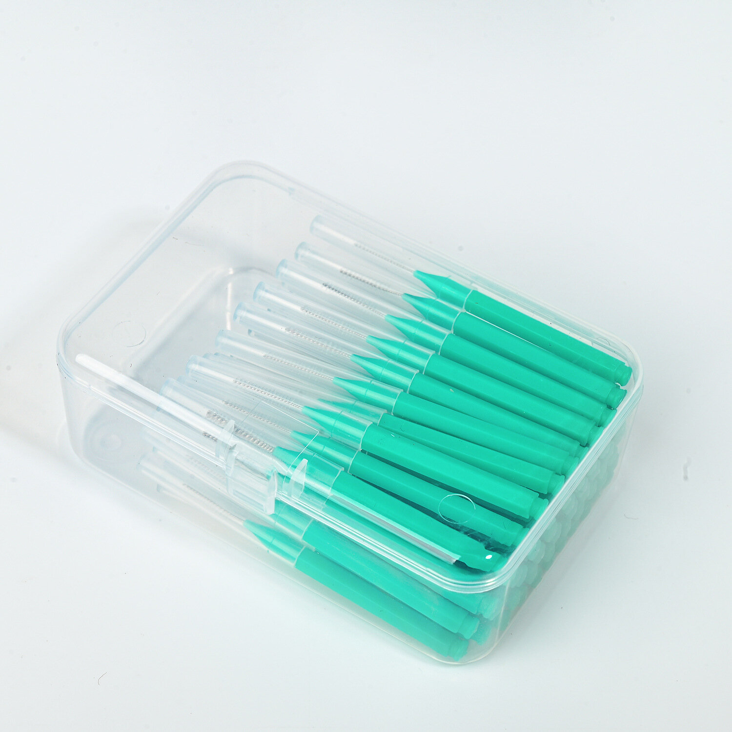 Межзубные щетки I-типа для чистки межзубных промежутков и брекетов, зубная щетка для гигиены полости рта, 60 штук в коробке.