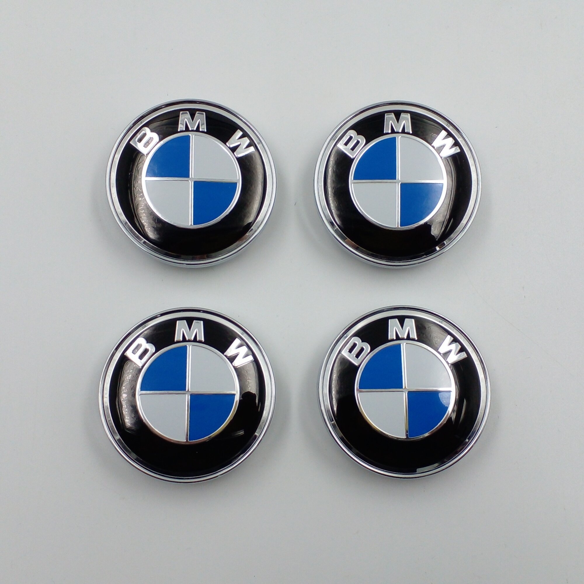 Колпачки заглушки на литые диски с эмблемой 60 мм 4 шт