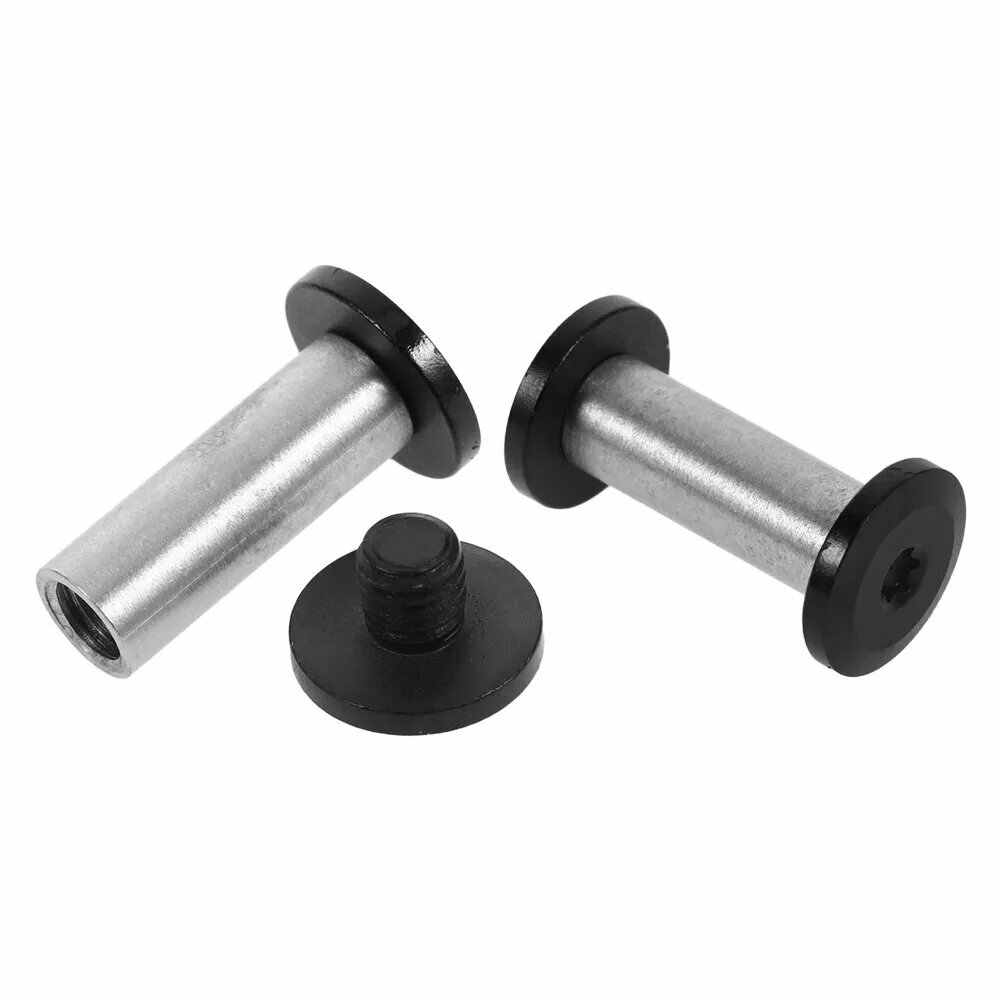 Набор из двух винтов из нержавеющей стали для фиксации рукояти ножа, с торцевой головкой, для изготовления ручек