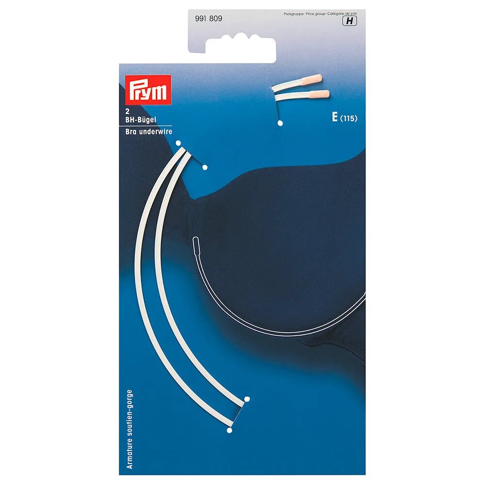Косточки для бюстгальтера, размер E (115), 2 шт, Prym, 991809