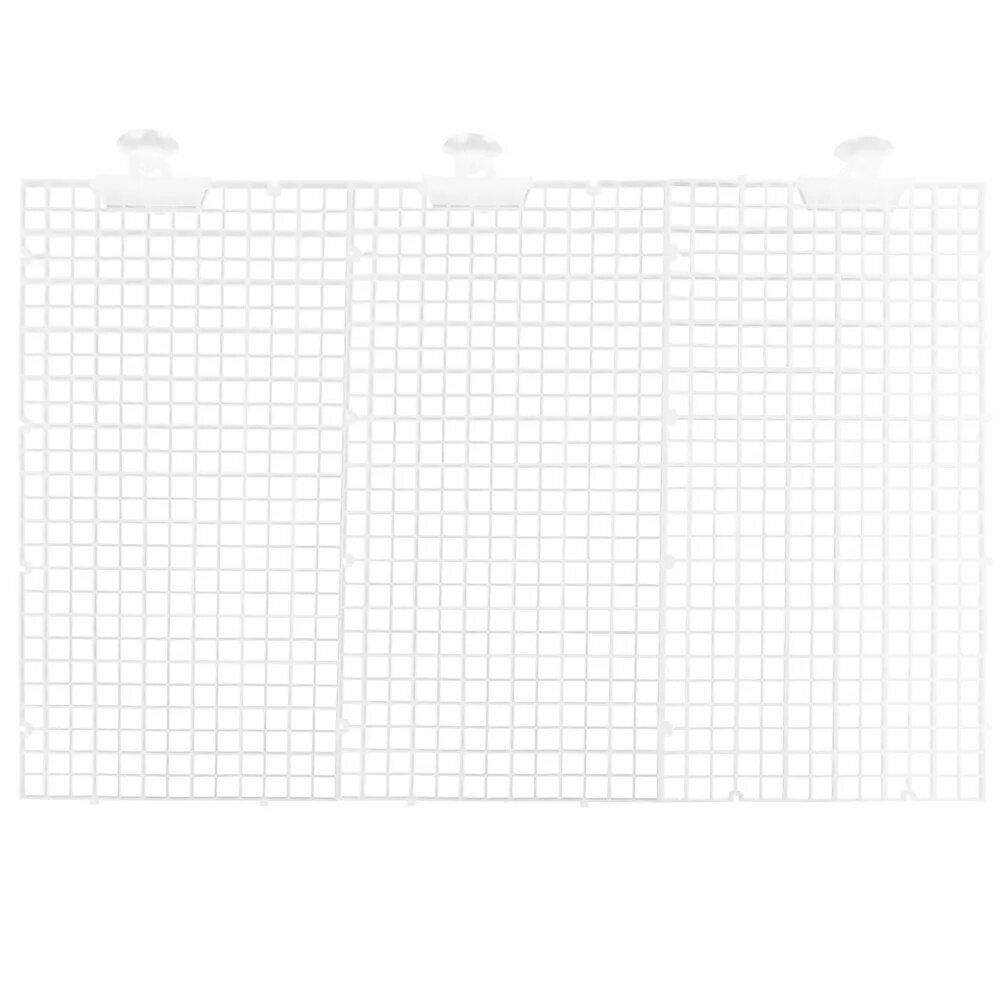 Перегородка из пвх для аквариума, прозрачная, с сеткой, для разделения рыб, в комплекте 1 наб