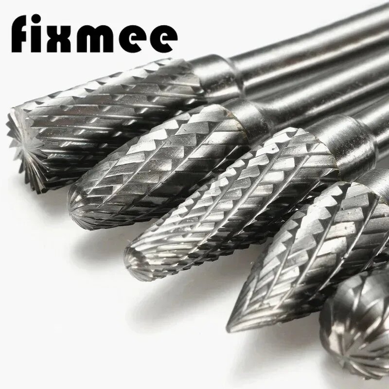 Набор ротационных напильников Fixmee из карбида вольфрама 5 шт