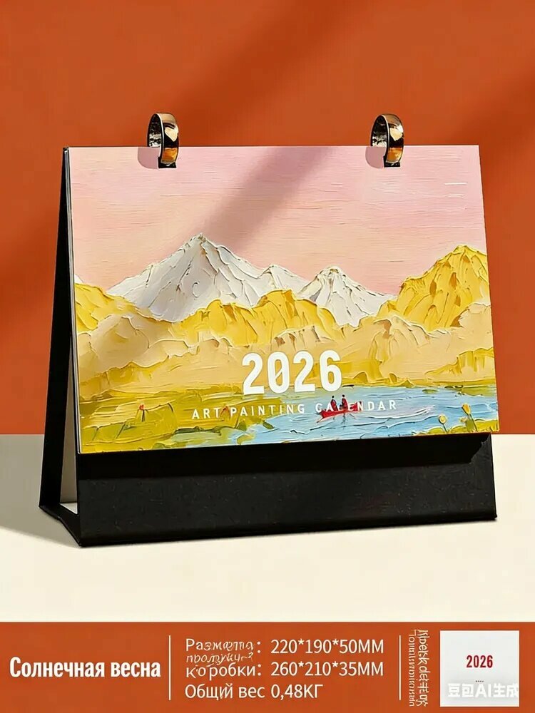 Календарь 2026 г, Настольный