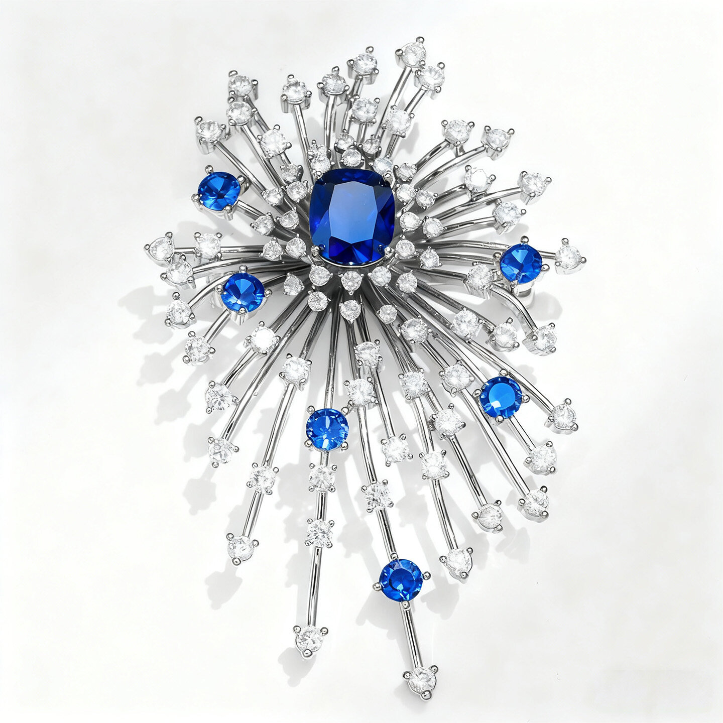 2026 Xiliang Дизайн наложницы Модная фиолетовая брошь с цирконом в виде цветка Элегантные аксессуары для женской одежды Брошь