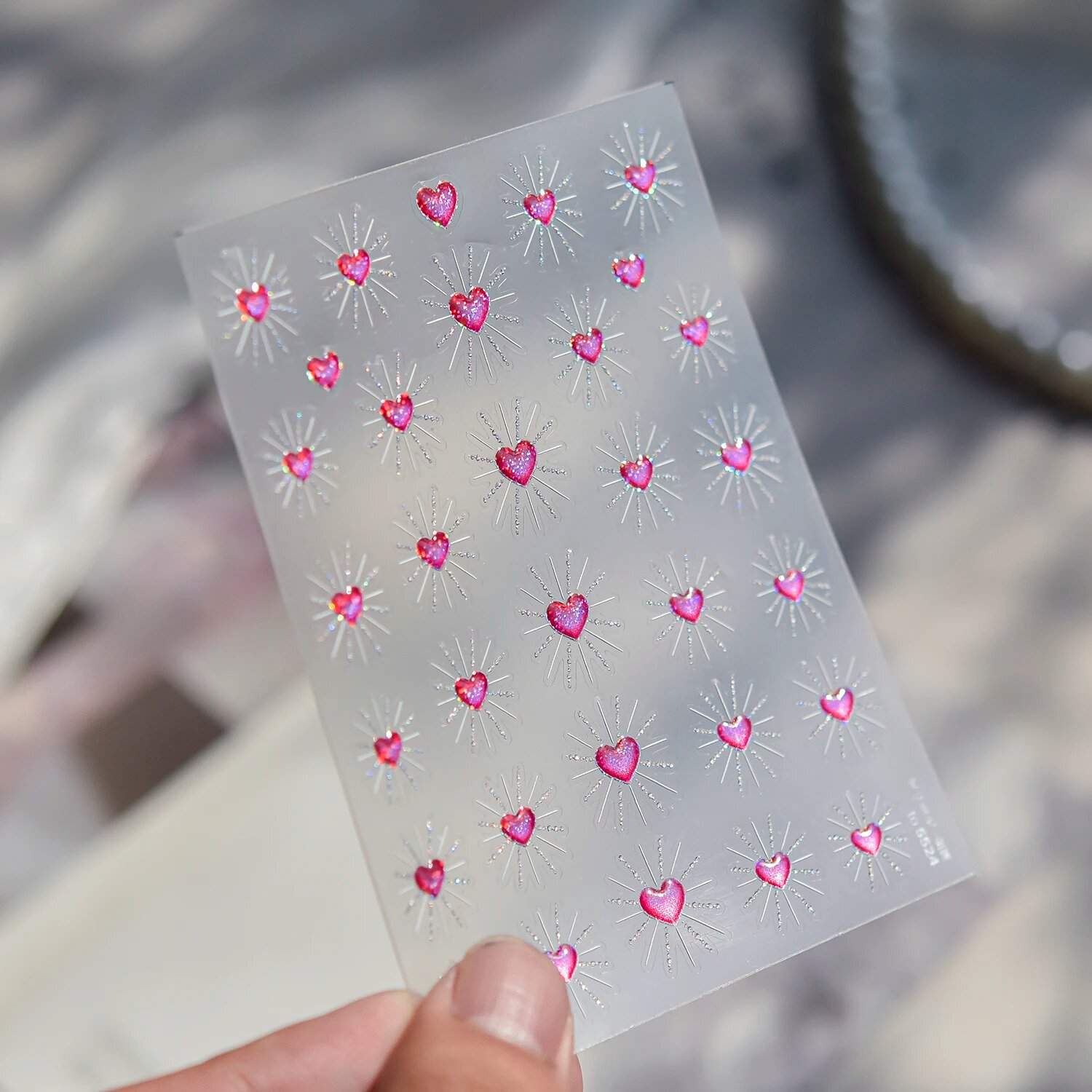 1 шт. 5D блестящие поверхности сердца блестящие наклейки для ногтей аксессуары для дизайна ногтей блестящие блестки сердце гламурные тематические наклейки в стиле вечеринки