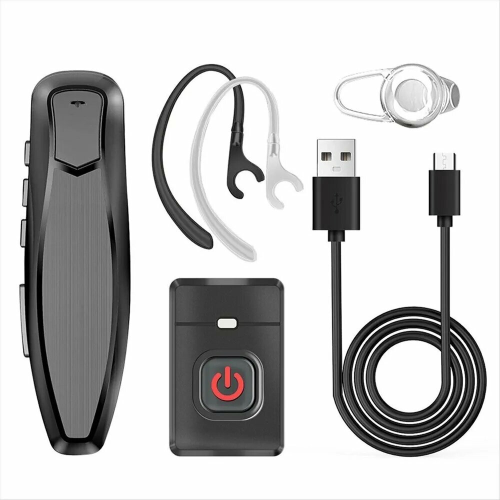 Беспроводная Bluetooth-гарнитура PTT для рации с наушником Hands-Free и разъемом K для микрофона - 888S K5