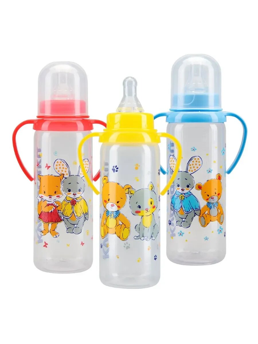 Курносики Бутылочка и силиконовой соской 6+ 250 мл / 11005