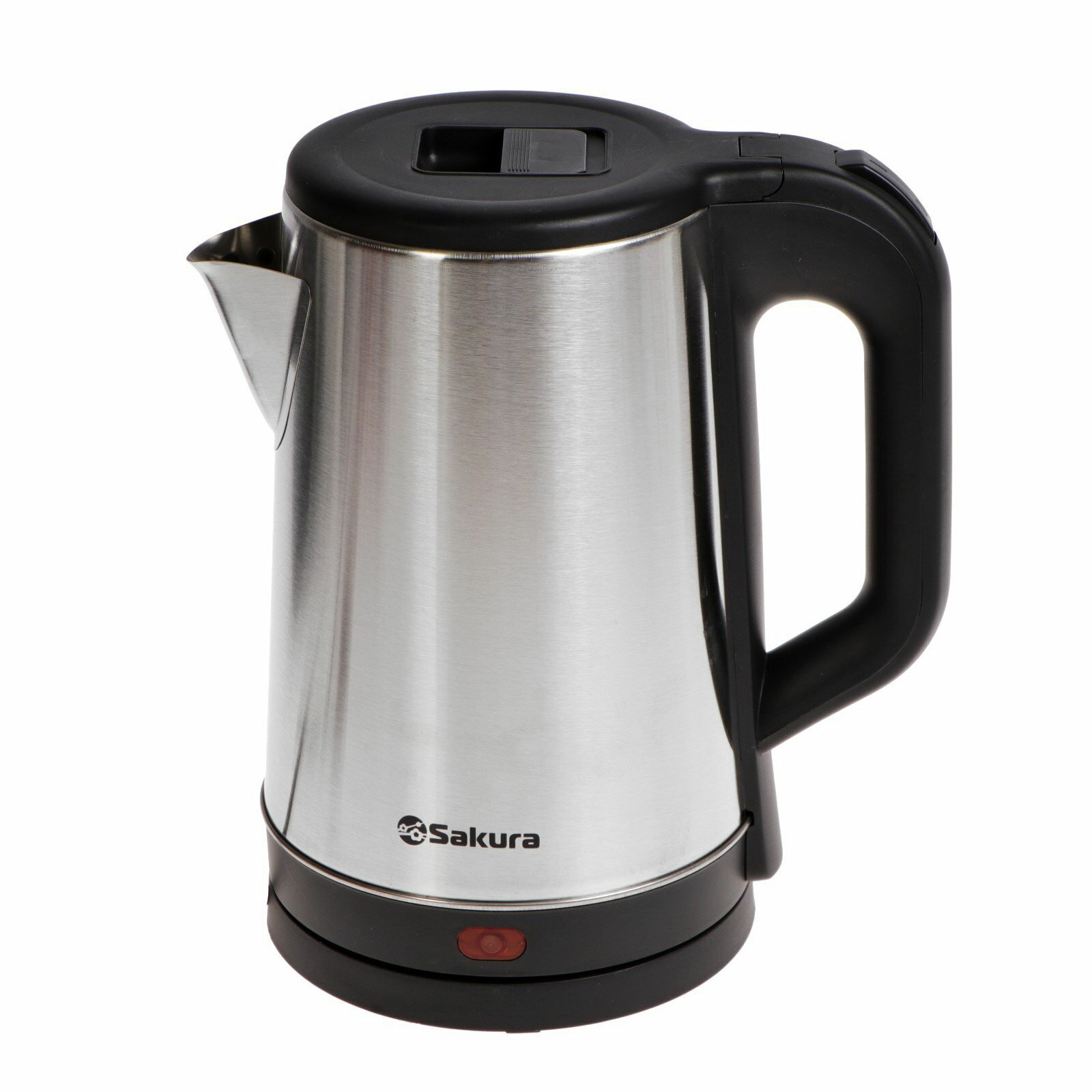 Чайник электрический SA-2167BK, металл, 1.8 л, 1800 Вт, серо-чёрный