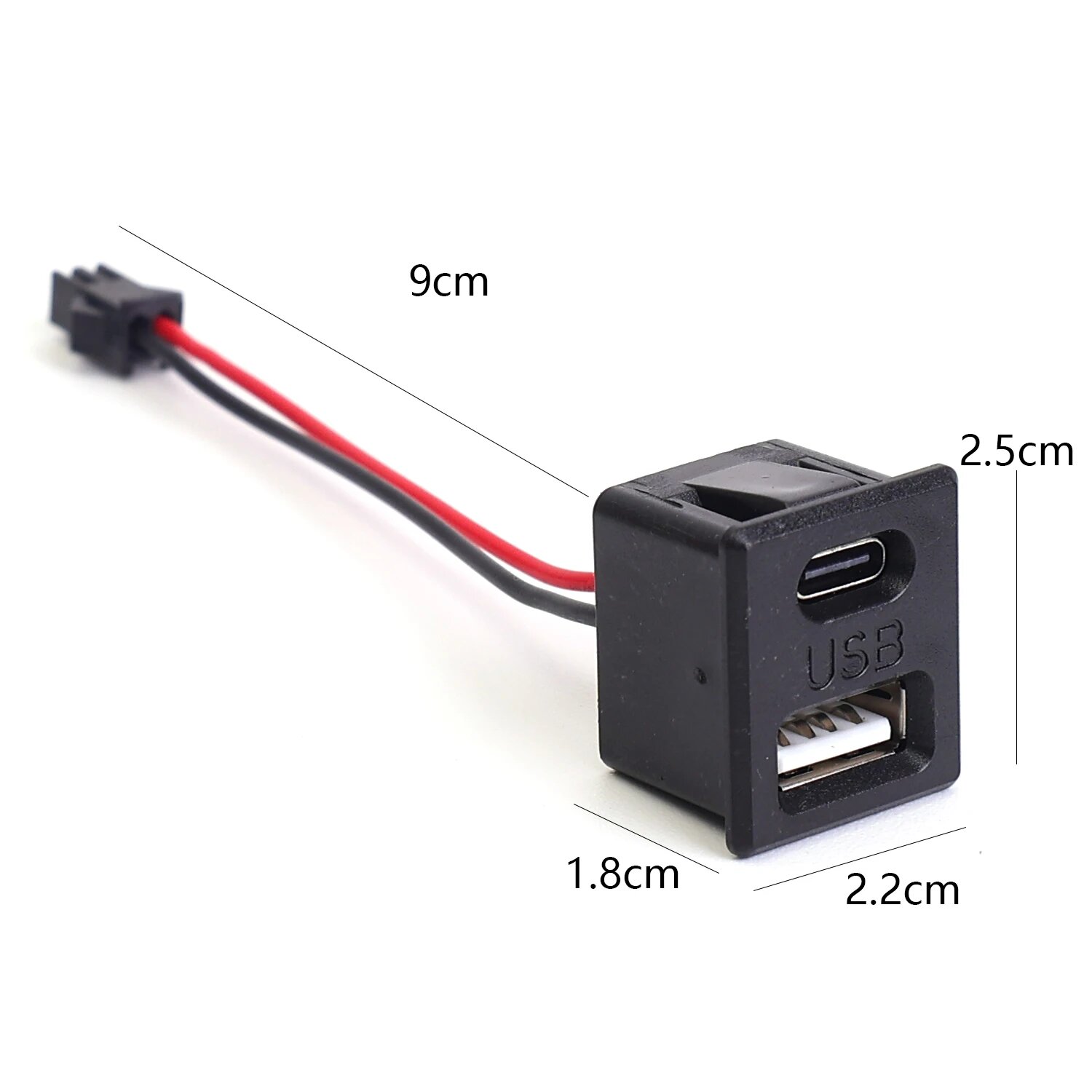 Розетка USB 5V3A, Color Name: Tybe B