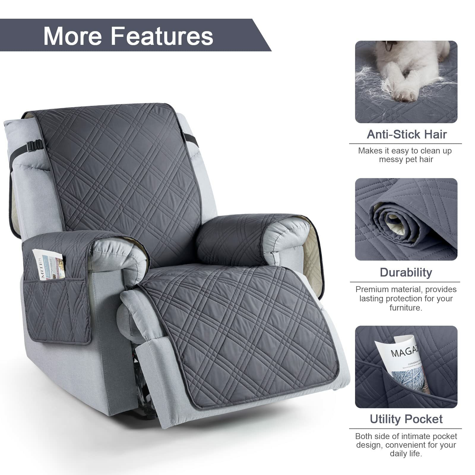 Чехол на мебель для подушки дивана, 232 см х 198см