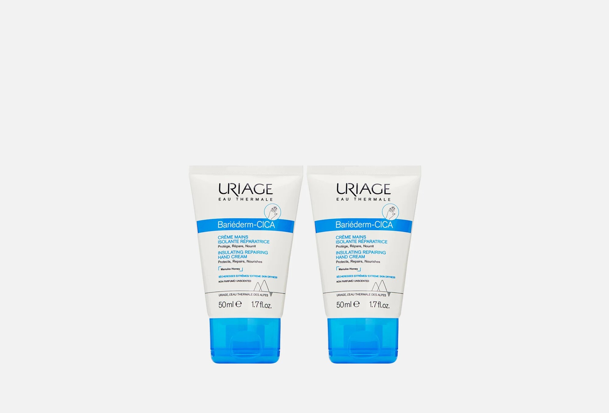 Набор кремов Uriage BARIEDERM для рук, восстанавливающий, 2шт