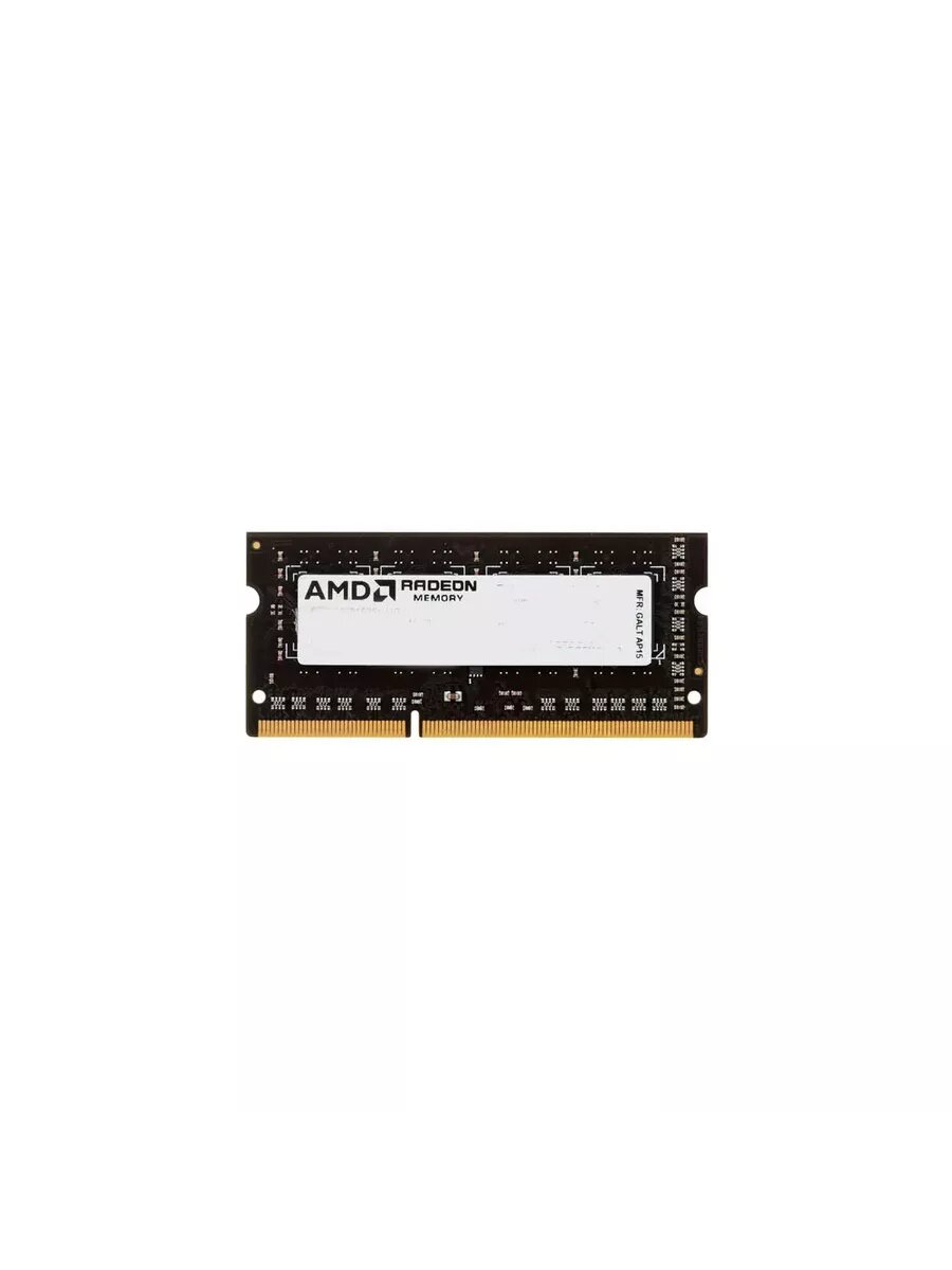 Оперативная память AMD Radeon R5 Entertainment Series SO DIMM 8GB R538G1601S2SL-U, DDR3L, 1600 МГц, 12800 МБ/с