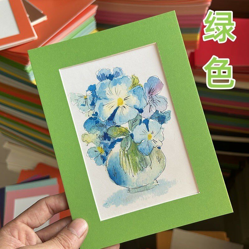 Горячая распродажа10 прямоугольных простых картонных рамок для картин формата A3/A4 для детских рисунков, толщиной 8 дюймов/4 дюйма.