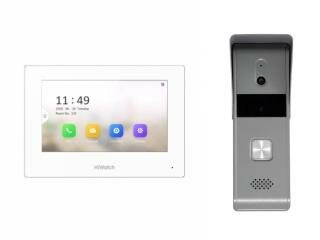 Комплект гибридной видеодомофонии HIKVISION DS-D100HKWF