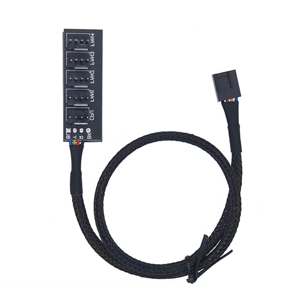 PWM-адаптер для вентиляторов, 5-канальный разветвитель