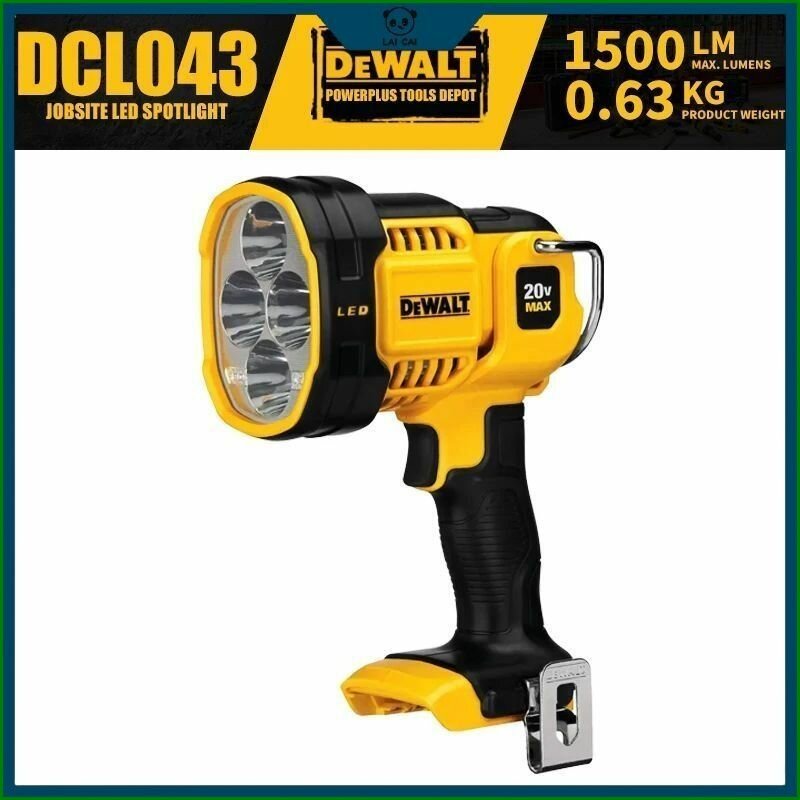 Портативный бестселлер DEWALT DCL043 20V MAX, светодиодный прожектор 1500LM для рабочего места
