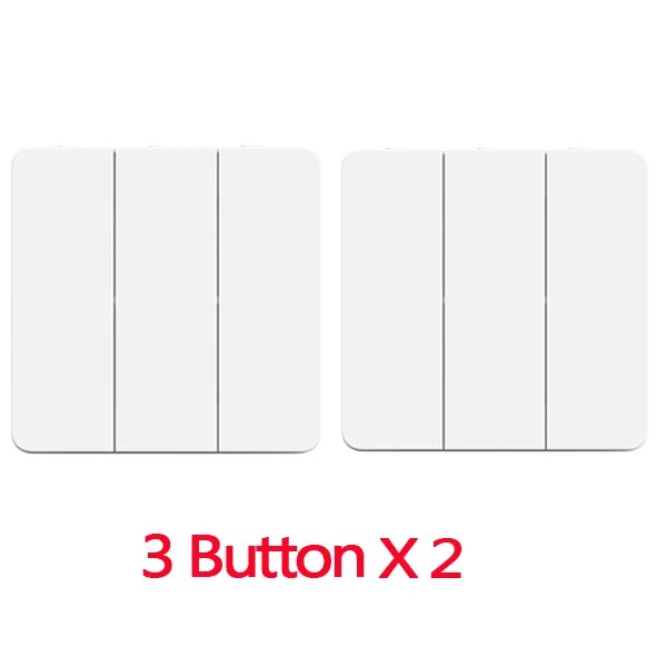 Умный выключатель Yeelight для потолочного освещения Triple button 2pcs