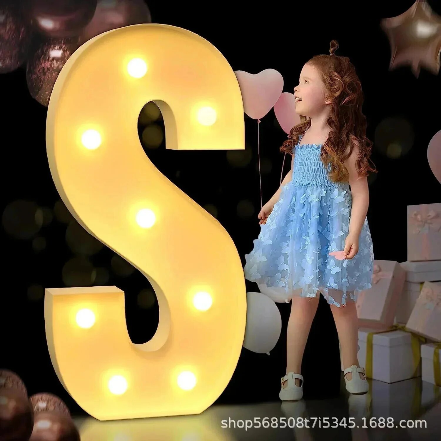 Гигантская светодиодная буква 100 см для праздника 100cm, A19