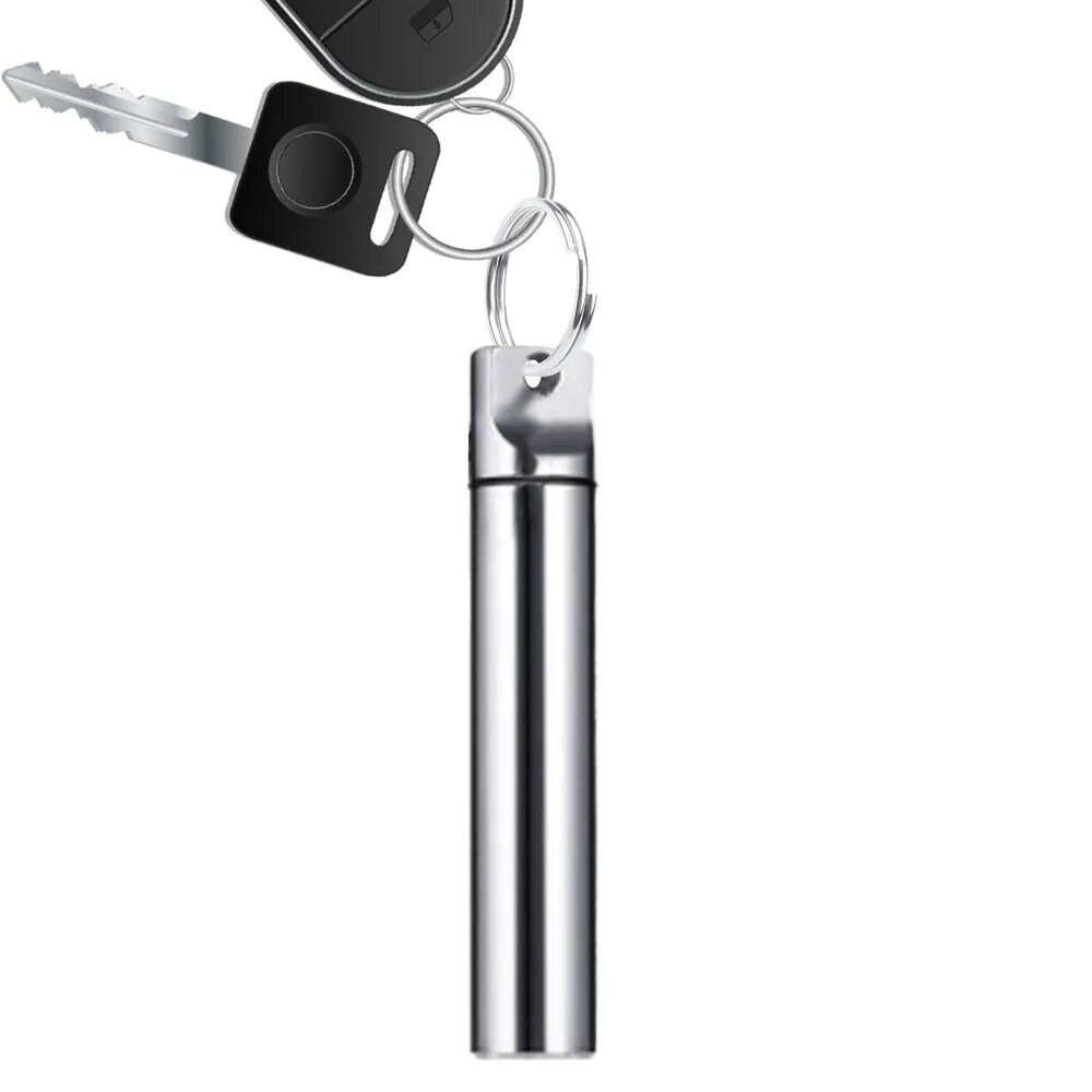 Маленькая перемещенная зубочистка контейнер -алюминиевый сплав карманный коробка , Подставка для зубочисток