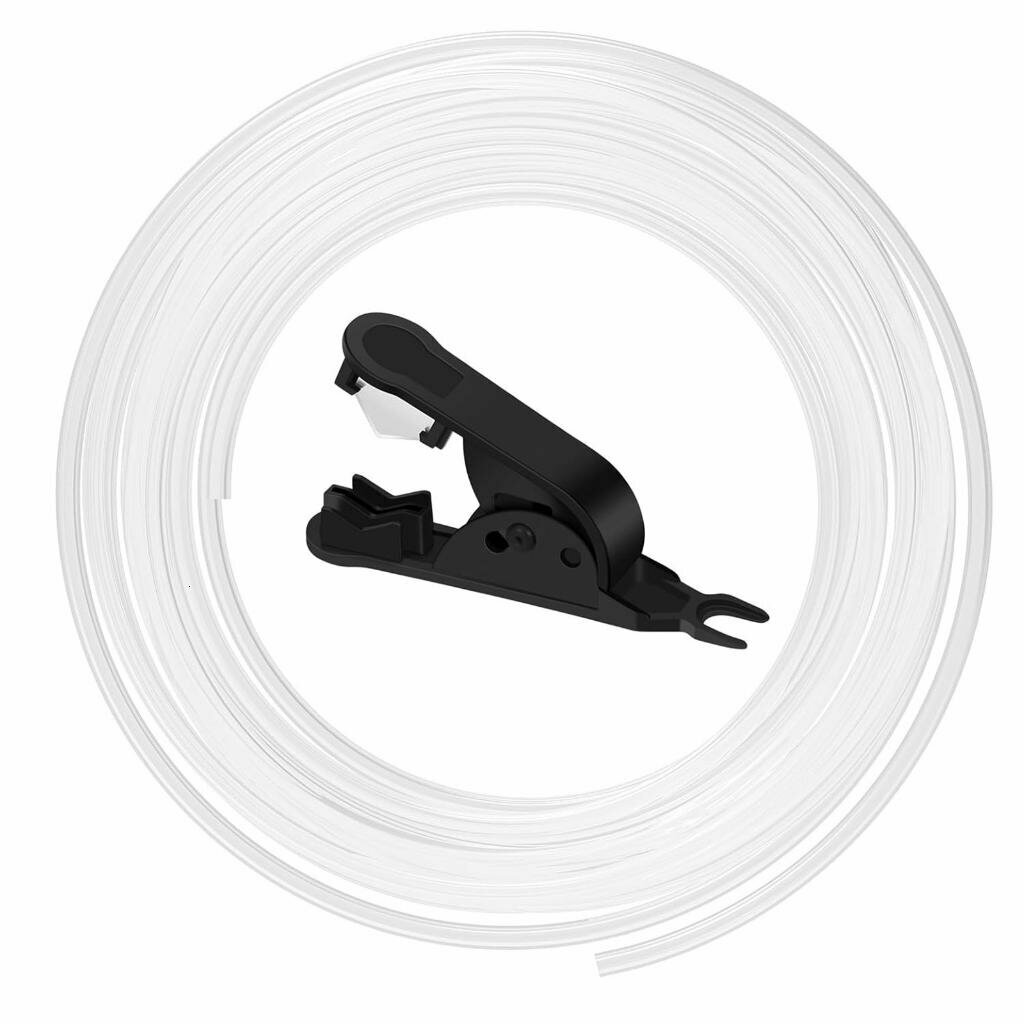 PTFE-трубка 10 м для 3D-принтеров, С прозрачной ванной