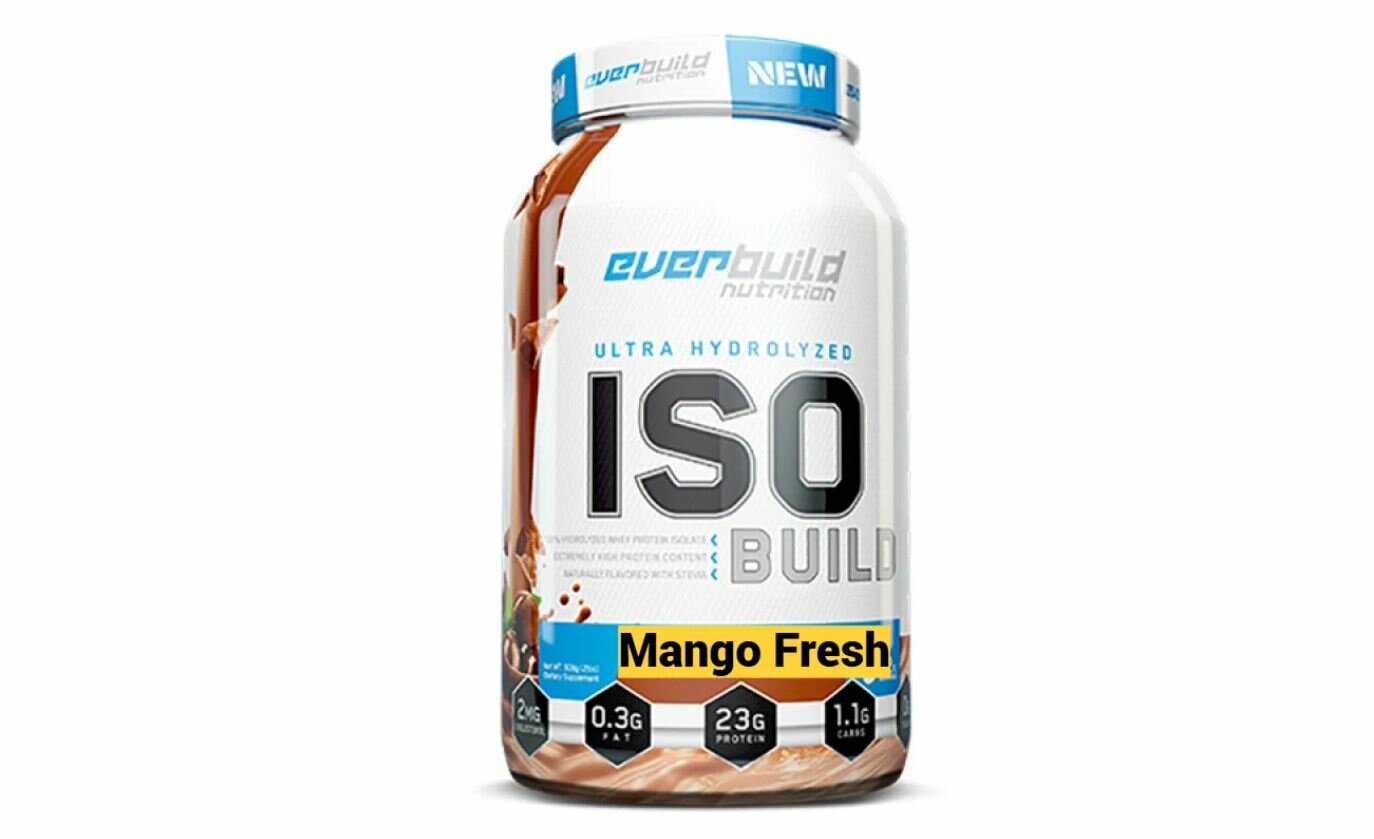 EVERBUILD, ISO BUILD, Протеин, Манго (Mango Fresh), 908 грамм