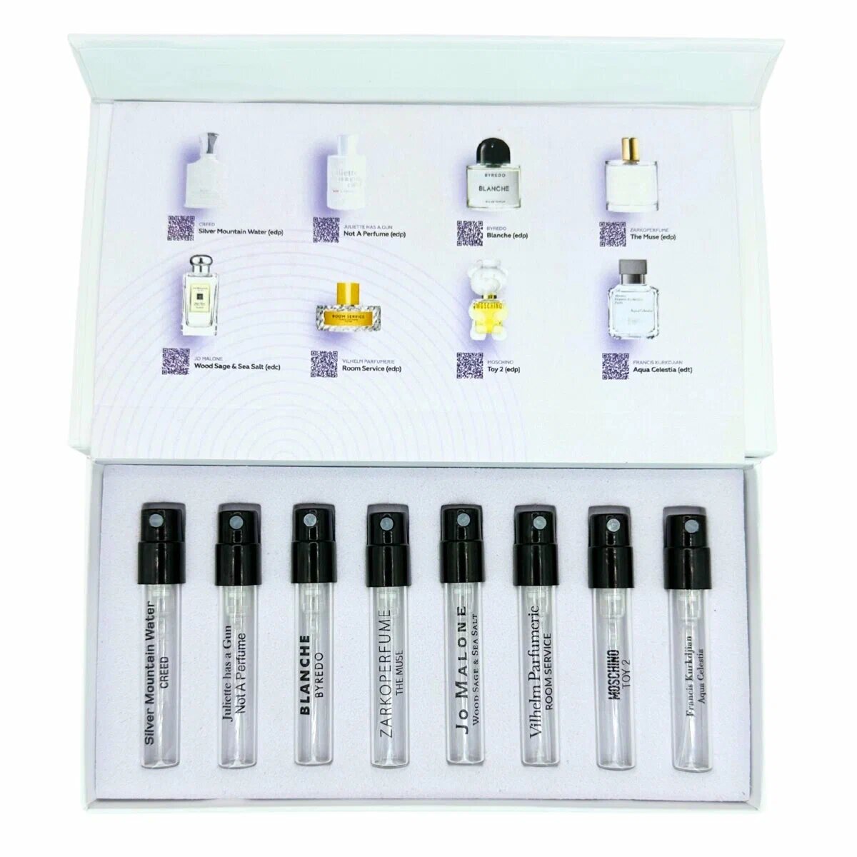 Parfums BOX №8 Ароматы чистоты набор унисекс 1,5*8 для мужчин и женщин