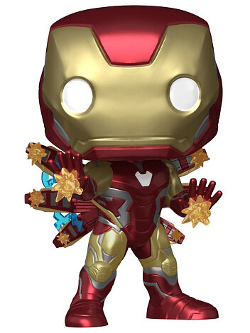 Фигурка Funko POP Marvel Infinity Saga: Avengers: Endgame – Iron Man Bobble-Head (Galaxy Wave) Exclusive (1555) (88664) (9,5 см)