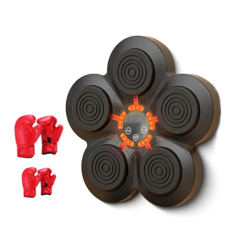 Music Boxing Machine с регулируемой скоростью, Bluetooth, интеллектуальными датчиками, набор для бокса.