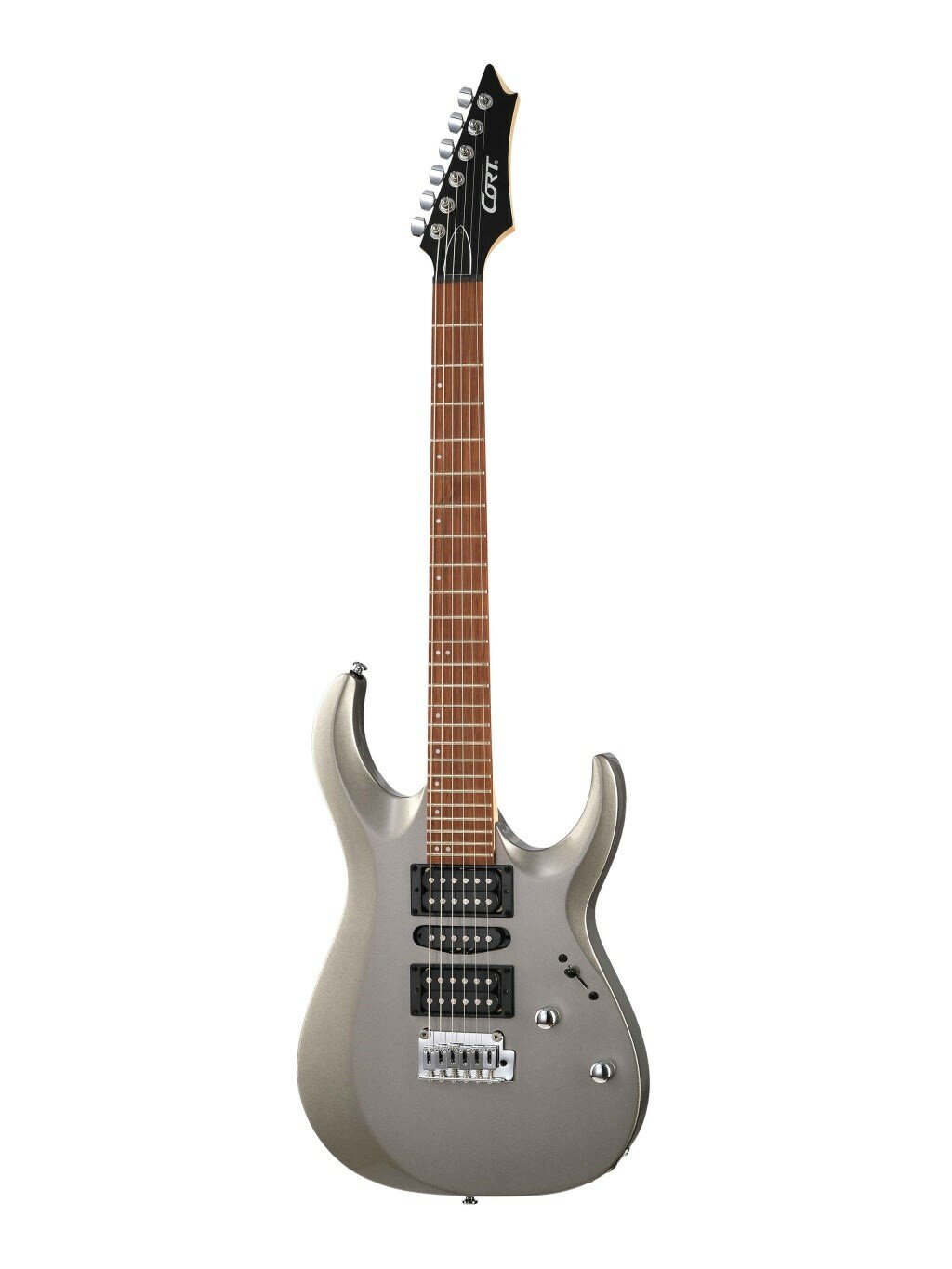 Cort X200-SV X Series Электрогитара, серебристая