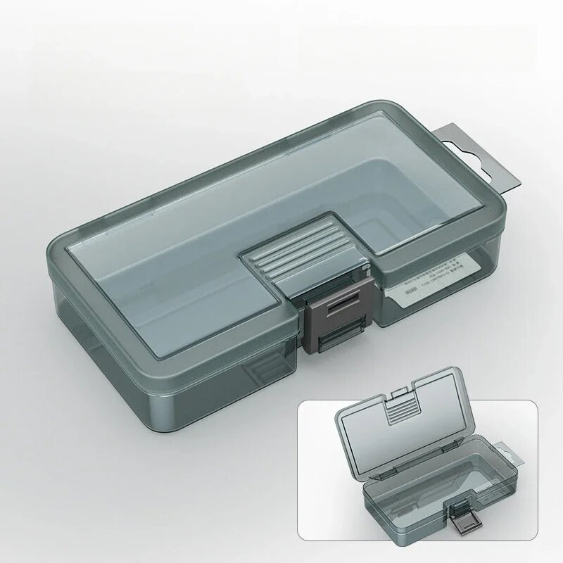 Пластиковая коробка для деталей инструмента, коробка для хранения винтов, утолщенная сетка, коробка для инструментов, классификация, аксессуары для сверл электронных компонентов