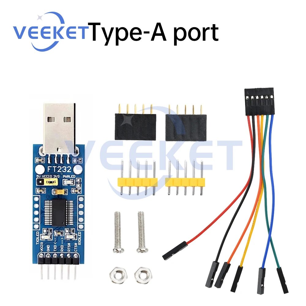 FTDI FT232RL USB к TTL Модуль Адаптер Type-A