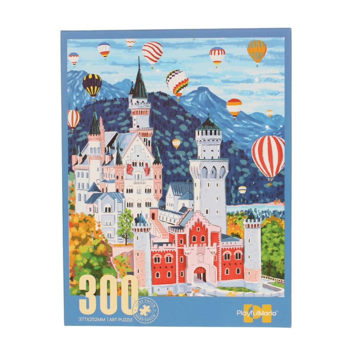 Пазл "ART PUZZLE" 300 элементов, дизайн замок и воздушные шары, размер упаковки 377x252 мм