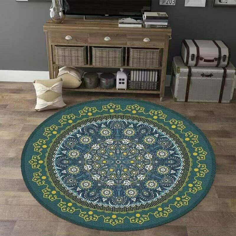 Марокканский уличный водонепроницаемый ворсистый ковер для украшения дома, коврик, 1.6m×1.6m