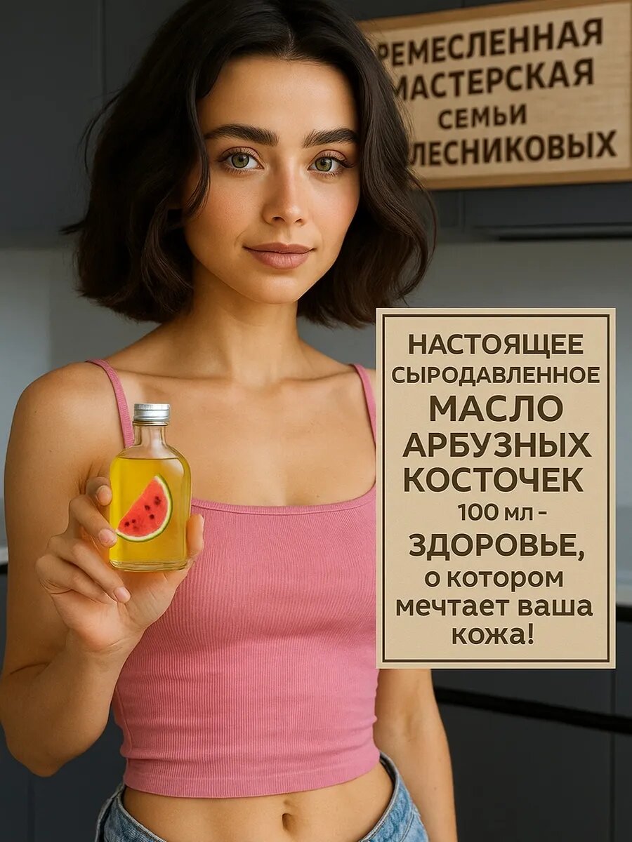Масло арбузной косточки - концентрат 100 мл.