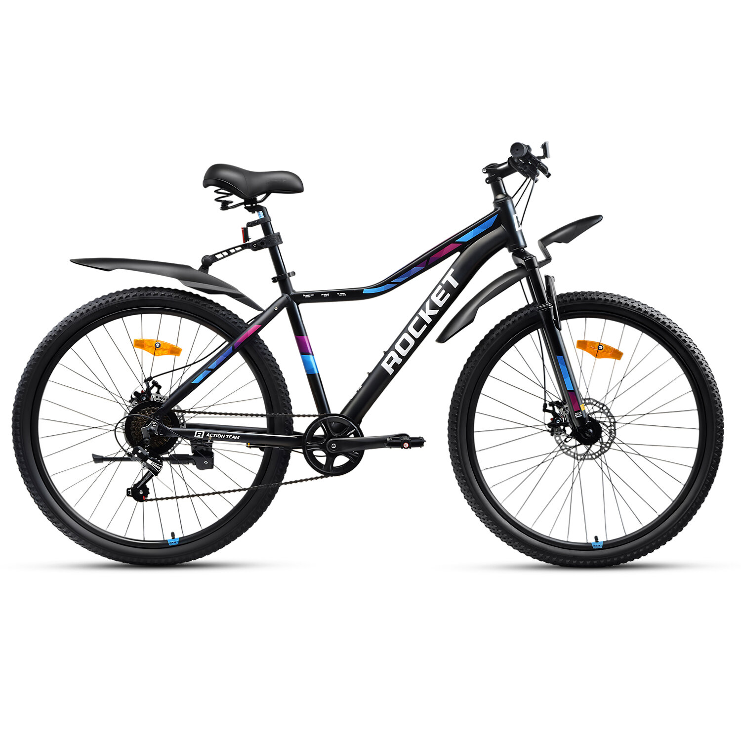 Велосипед 27,5" Rocket Vela alloy Pro 2.0, цвет черный, размер 17", рост 155 – 170 см.