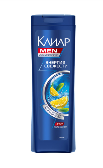 Клиар Шампунь для мужчин "Энергия свежести", 400 мл
